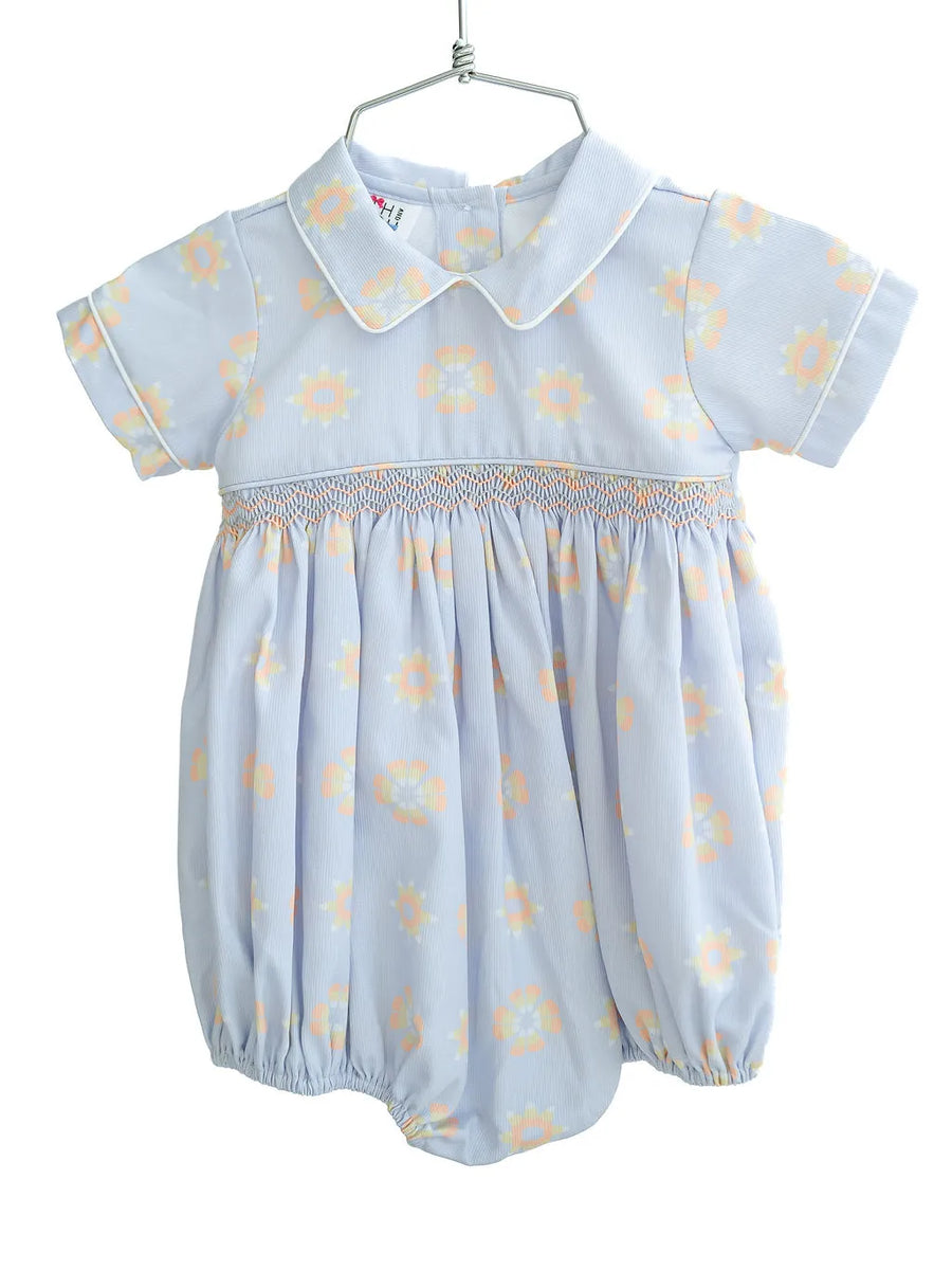 Candy Corn Smocked Bubble I Ruth and Ralph