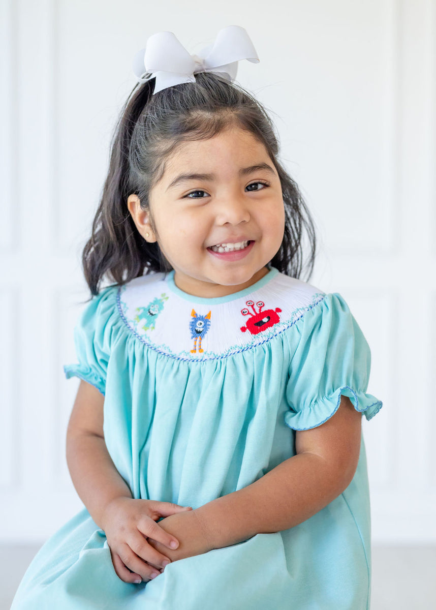 Monsters Smocked Bubble I Ruth and Ralph