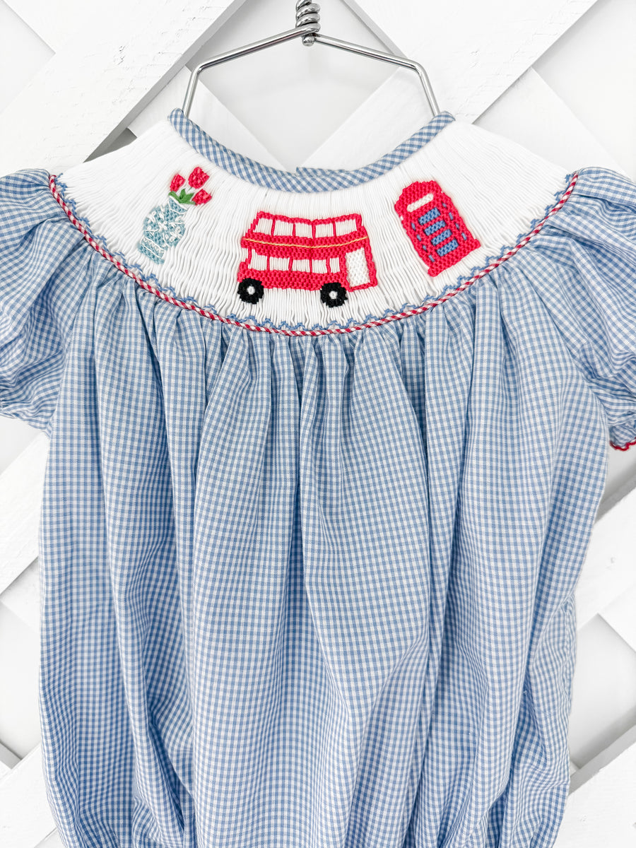 Smocked Ole Miss Bloomer Set for Kids I Ruth and Ralph