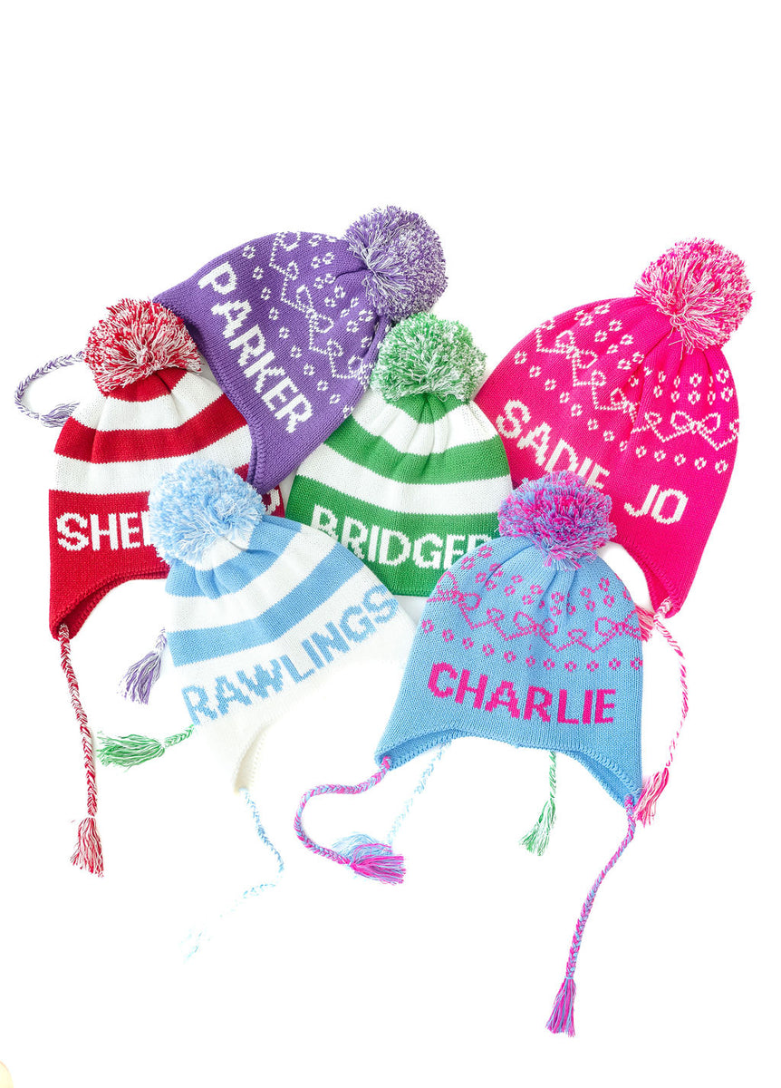 Light Blue Custom Knit Toboggan Hat I Ruth and Ralph