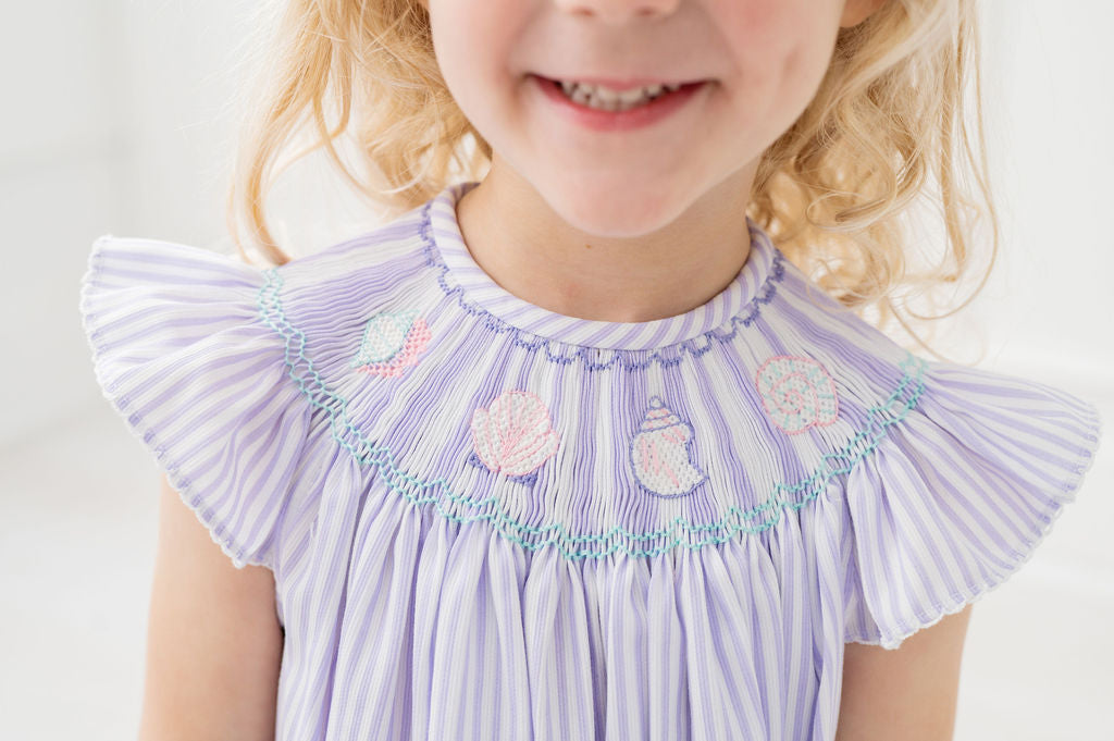 Smocked Seashells Dress | Ruth and Ralph